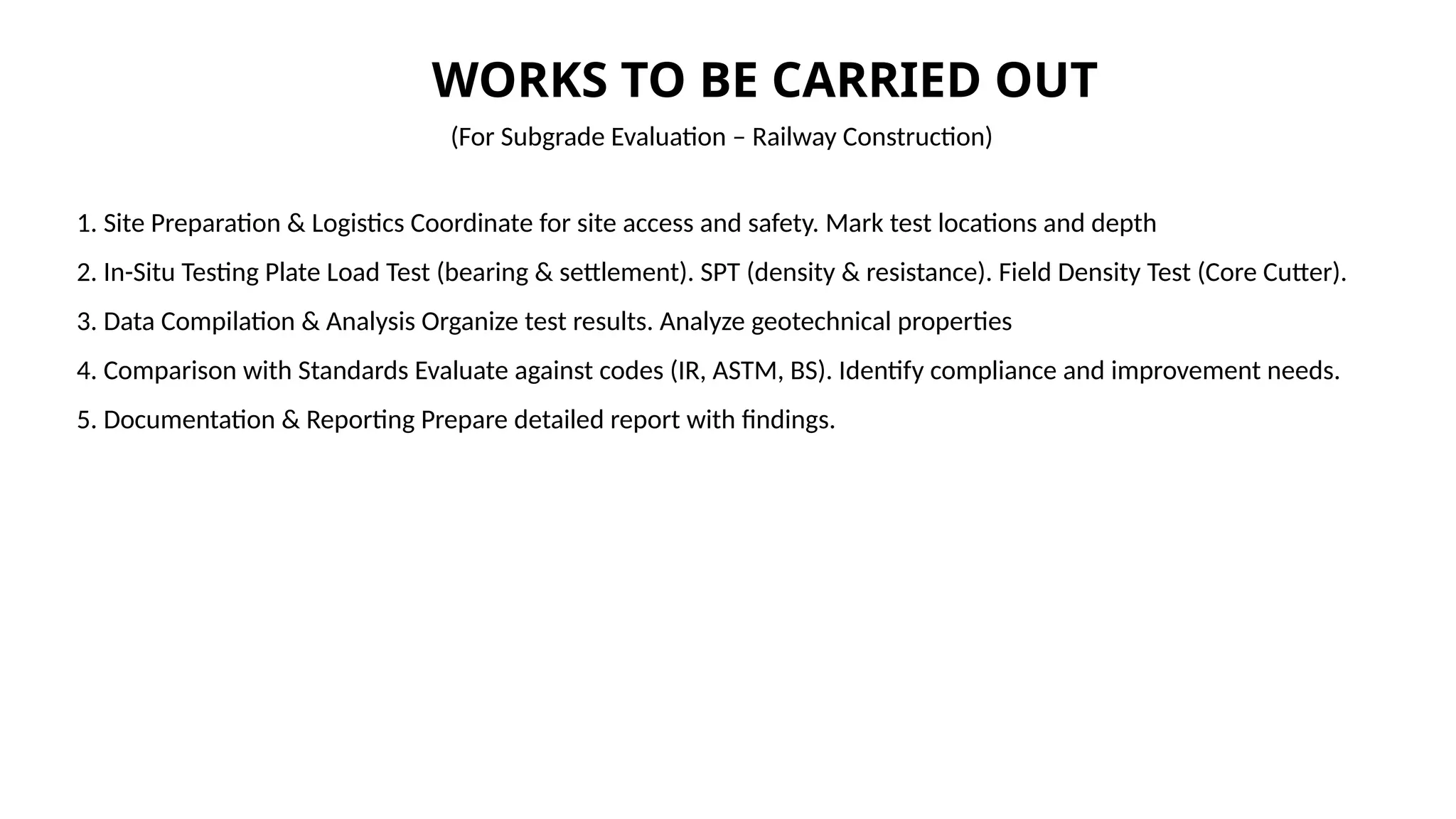 Evaluation of Railway Subgrade problems in highway engineering | PPTX
