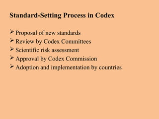 Codex Alimentarus is a Food related Topic | PPTX