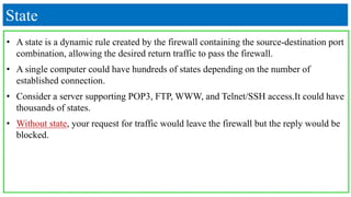 Cyber Security - Firewall and Packet Filters | PPTX