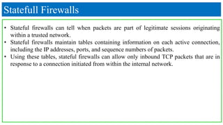 Cyber Security - Firewall and Packet Filters | PPTX