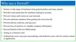 Cyber Security - Firewall and Packet Filters | PPTX