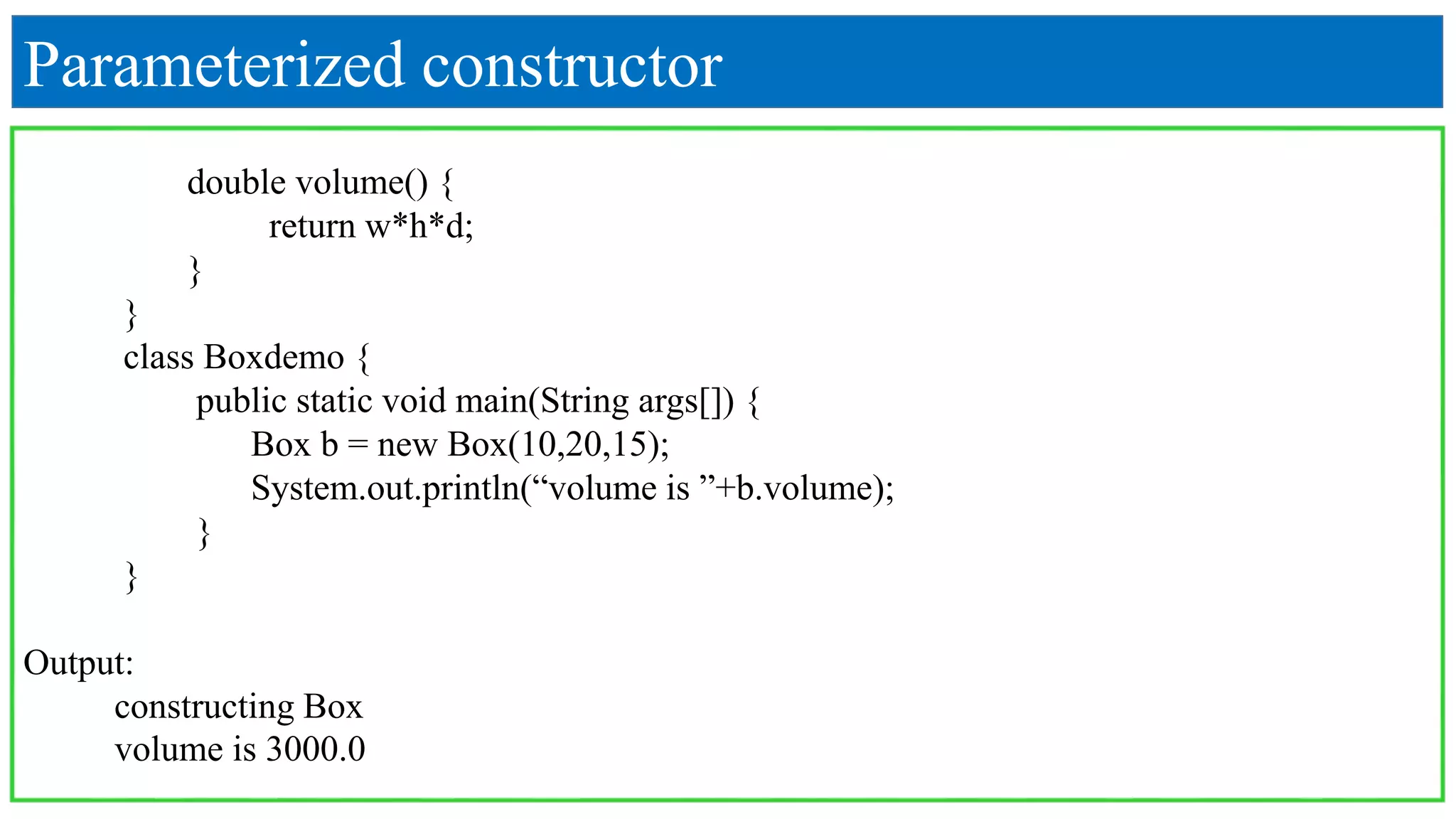 Classes Objects And Method Object Oriented Programming With Java Pptx 9947