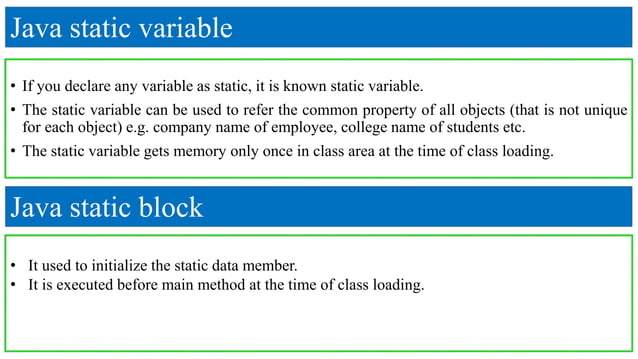 Classes Objects And Method Object Oriented Programming With Java Pptx Programming