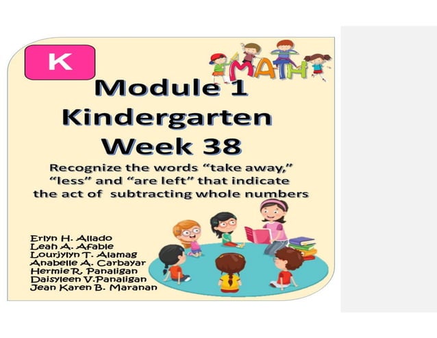 Group 2 kinder module-1 | PPT