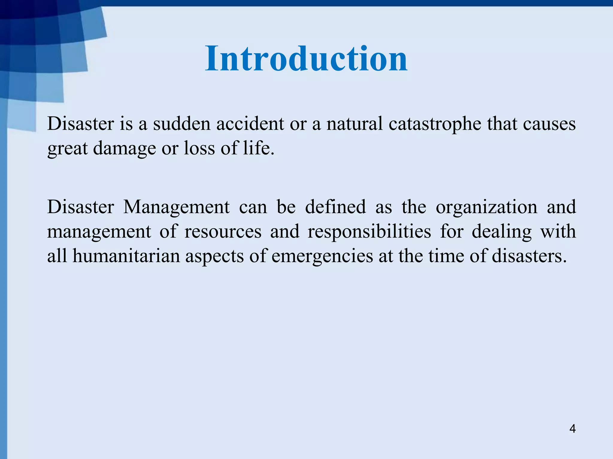 Disaster Management System | PPTX