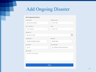 Disaster Management System | PPTX