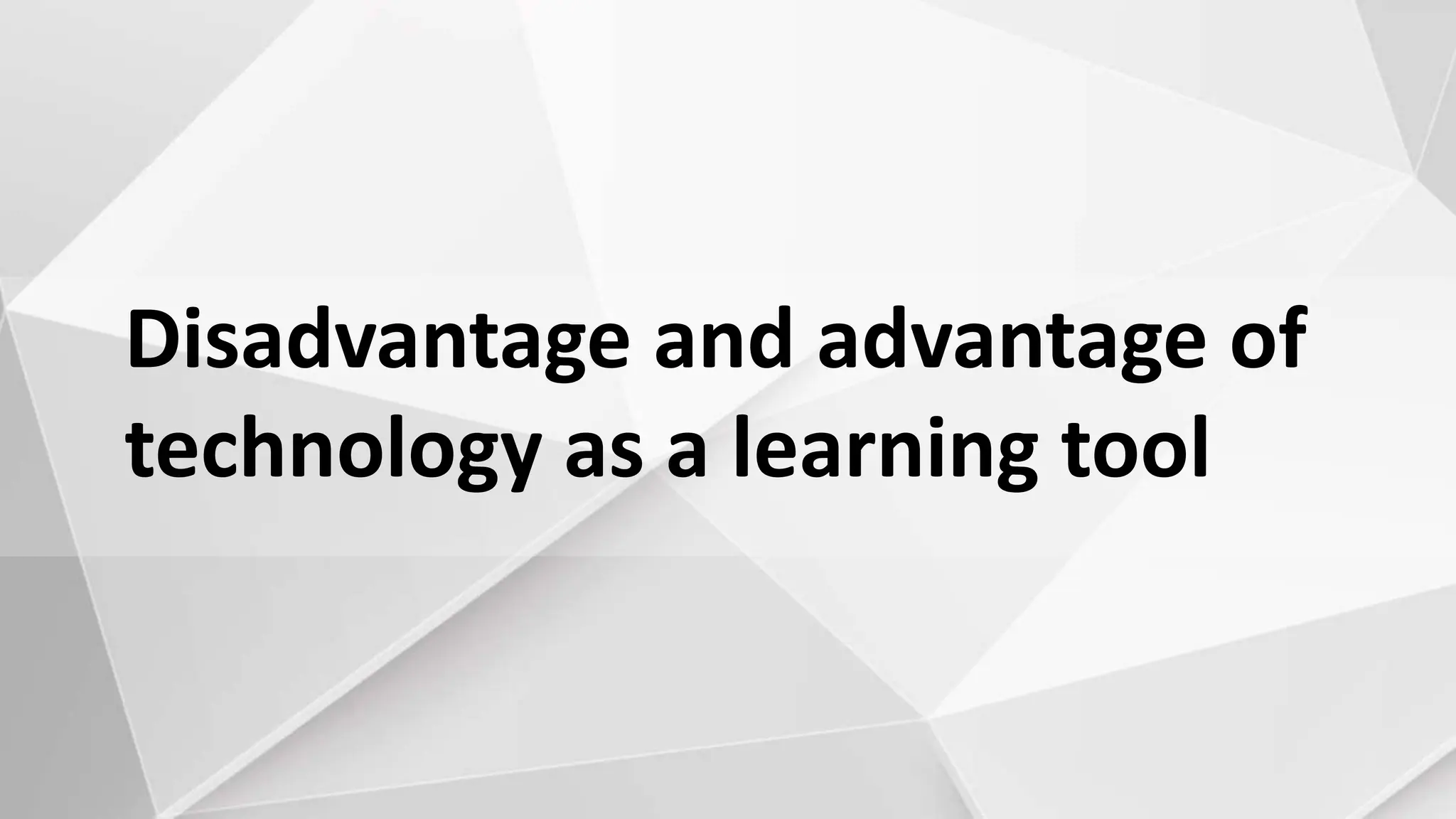 Technology for Teaching and Lerning 1...... | PPTX | Technology & Computing