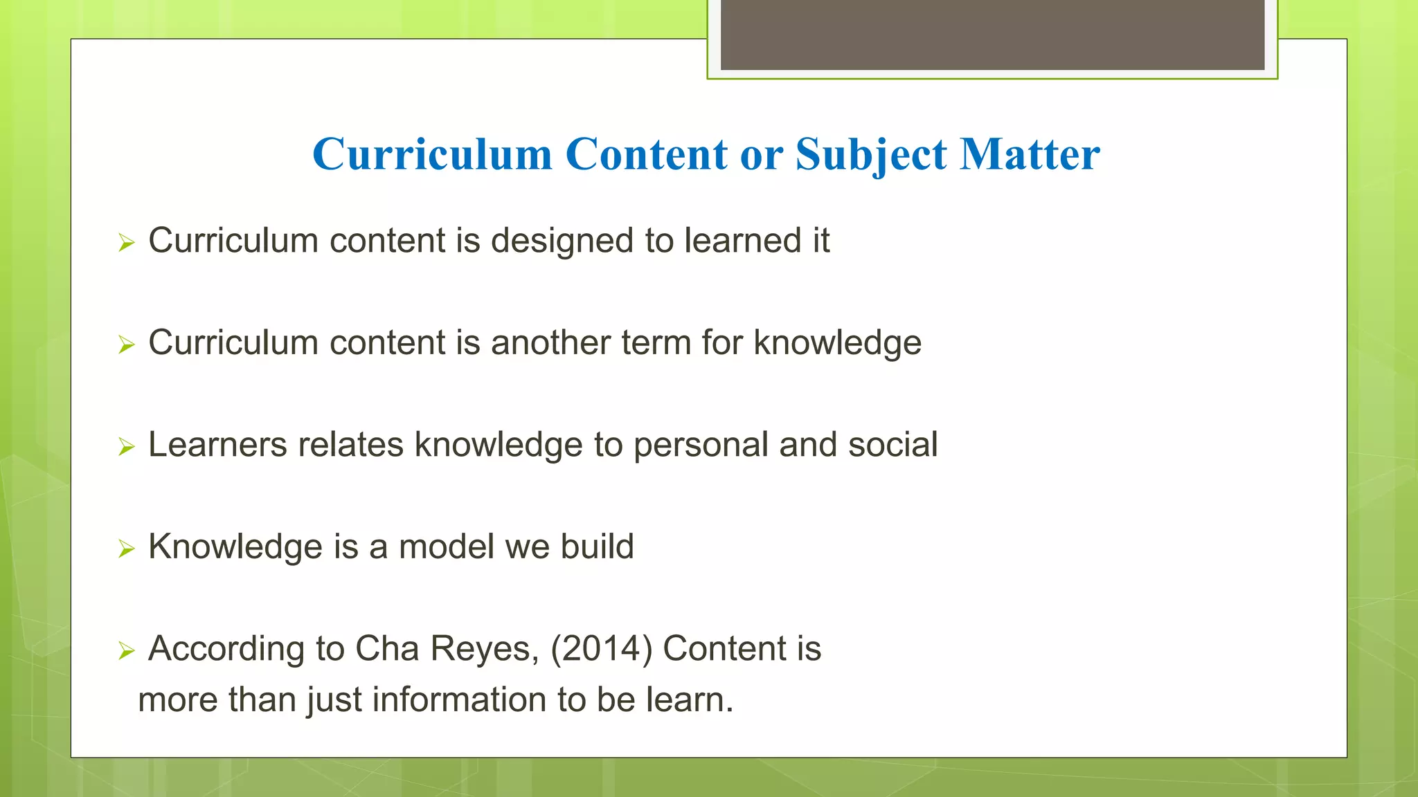 Group 3-curriculum-development-report-final-1 | PPT