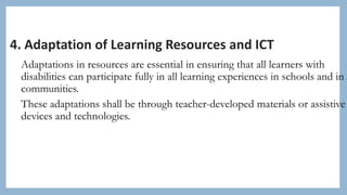 ACCOMMODATION AND MODIFICATION IN THE K-12 CURRICULUM | PPTX
