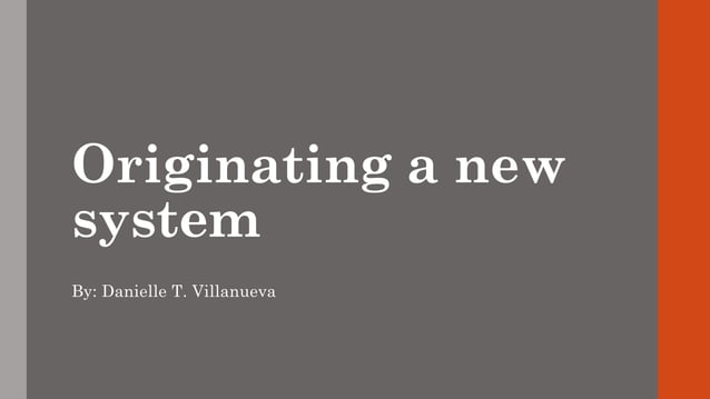 Originating a new system (System Engineering).pptx