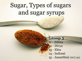 Group 3 sugars | PPTX