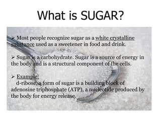 Group 3 sugars | PPTX
