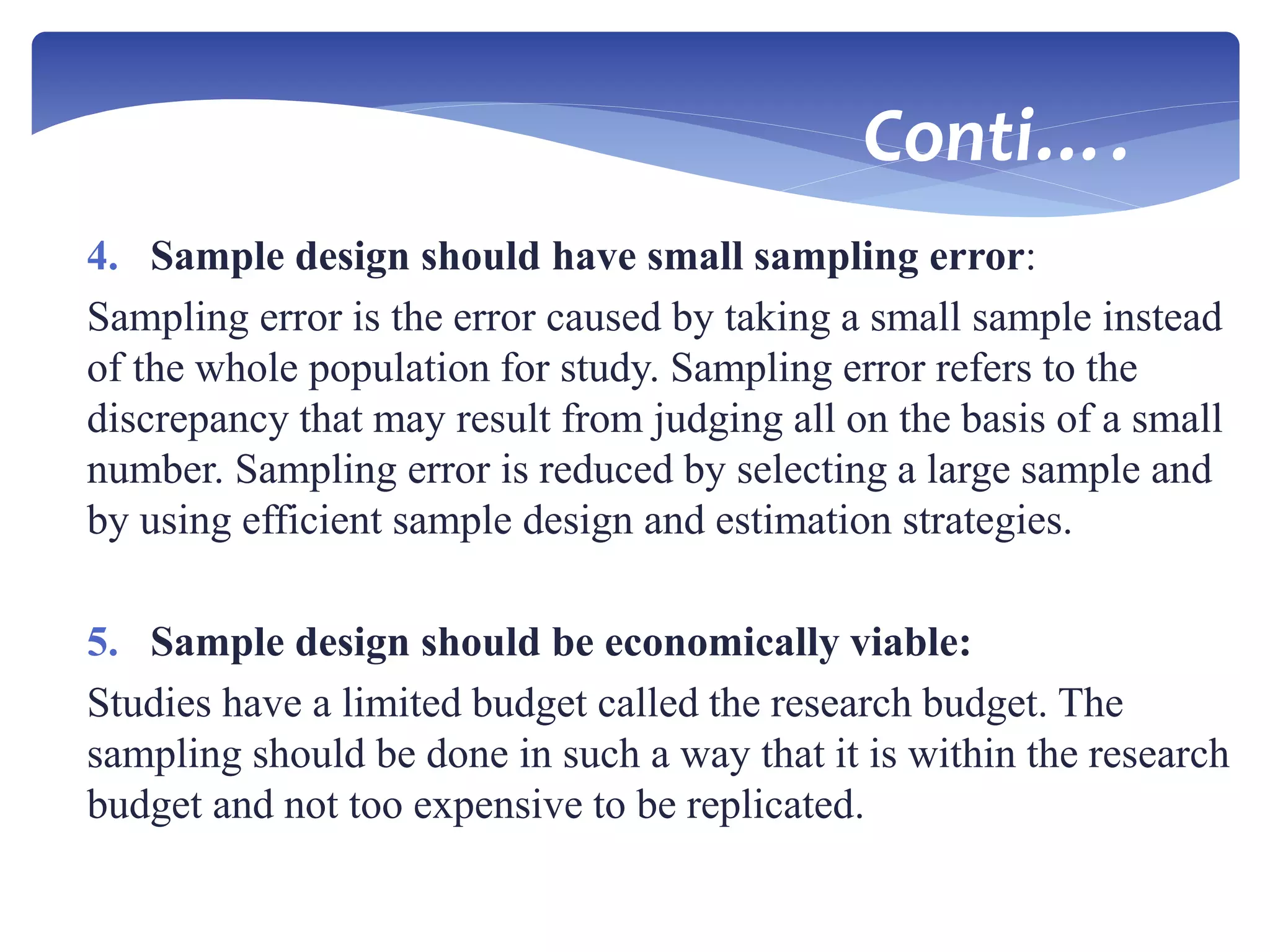 Census Sampling Survey Sampling Design And Types Of Sample Design Pptx Physics Science
