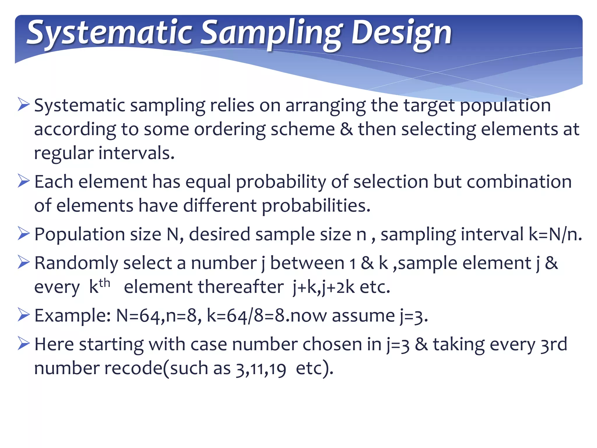 census, sampling survey, sampling design and types of sample design | PPT