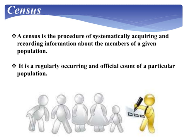 census, sampling survey, sampling design and types of sample design ...
