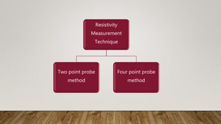 sheet resistivity | PPTX