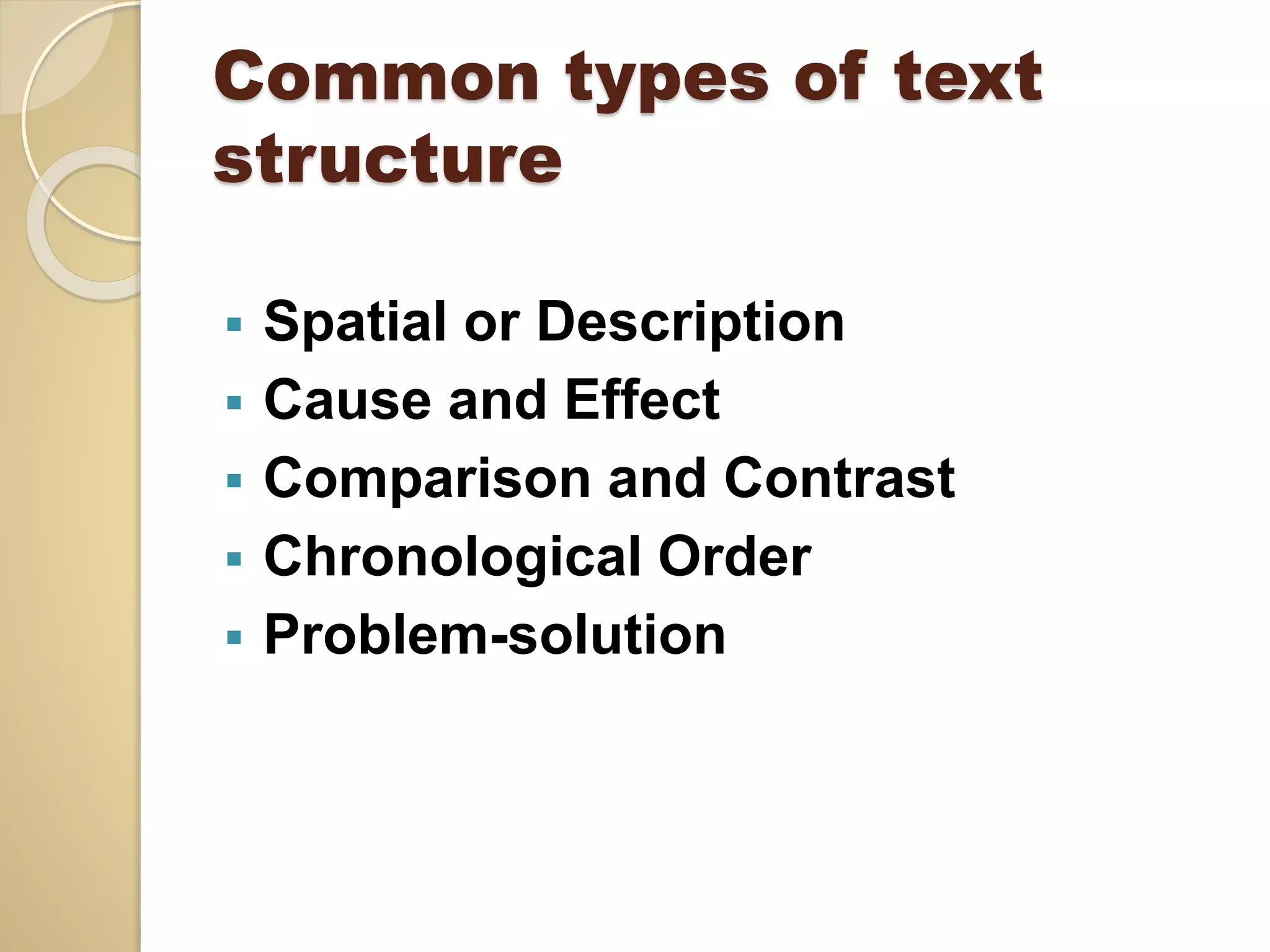 Uses knowledge of text structure to glean the information he/she needs ...