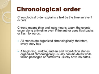 Uses knowledge of text structure to glean the information he/she needs ...