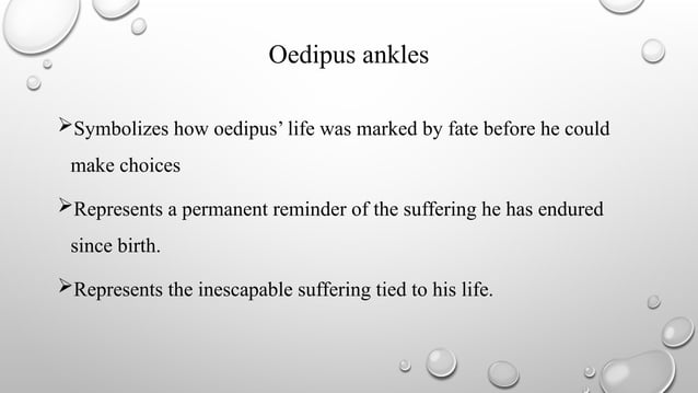 Presentation on Symbolism of Oedipus Rex play | PPT