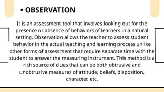 Group-4-assessment-learning affective assessment | PPT