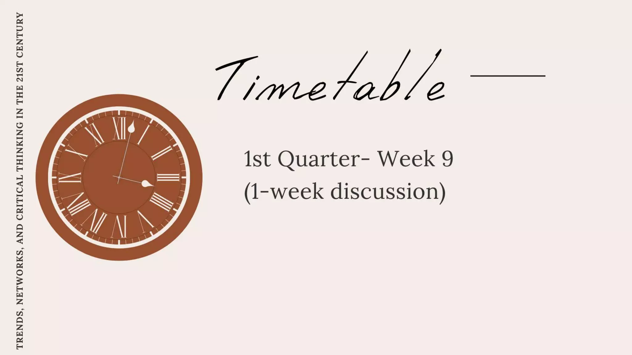 Trends Networks and Critical Thinking in the 21st Century (Planetary ...