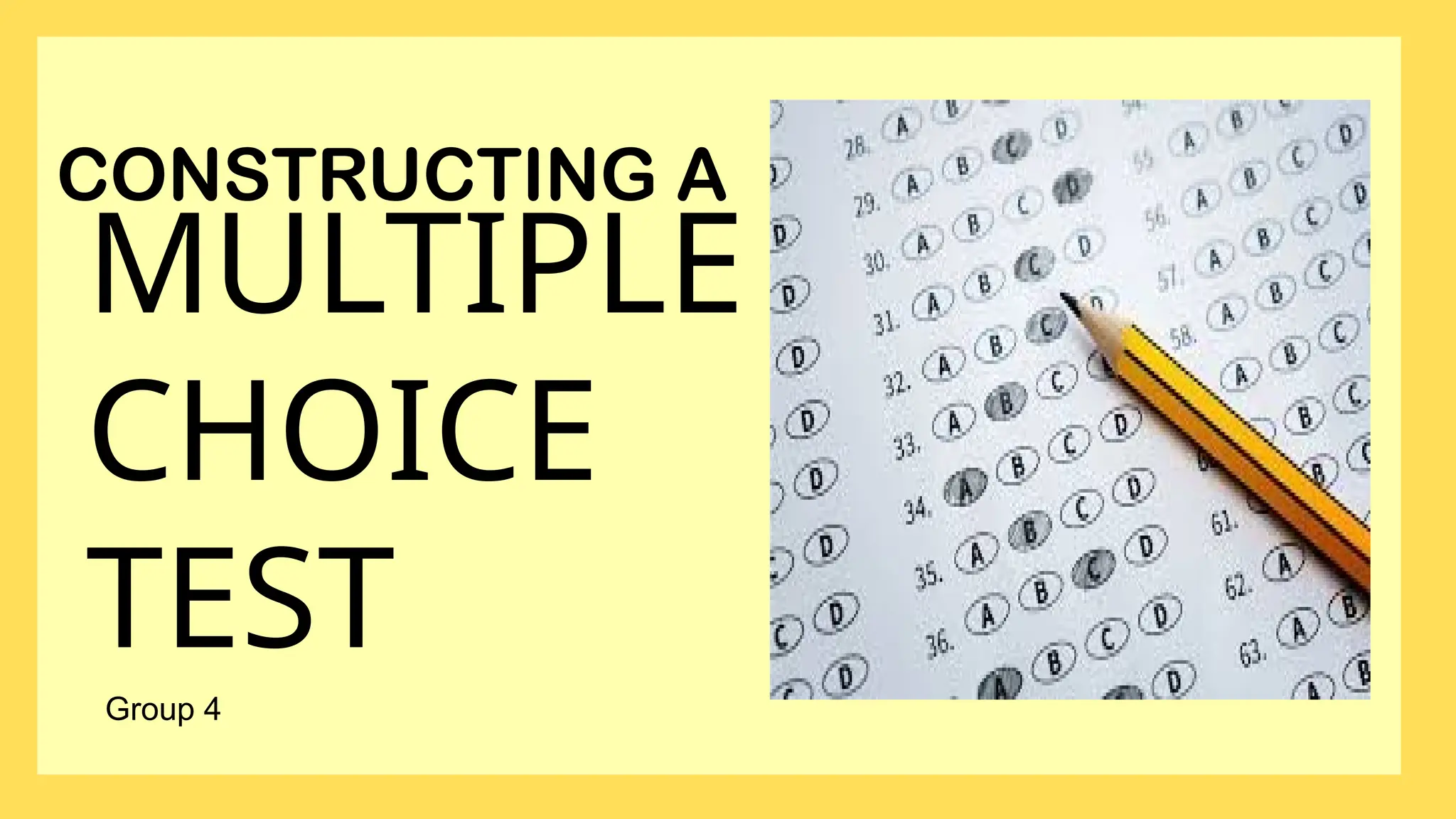 Reportings about Constructing a Multiple Choice Test a MCT.pptx