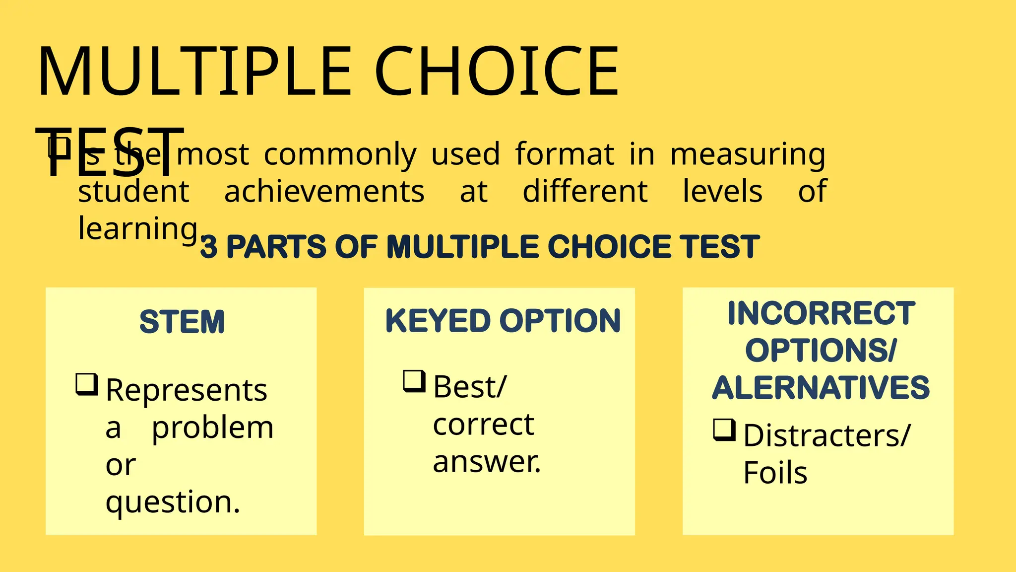 Reportings about Constructing a Multiple Choice Test a MCT.pptx