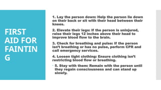 group-4 presentation first aid cases topic | PPTX