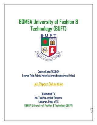 Fabric Manufacturing Engineering, All Experiment Submission.pdf