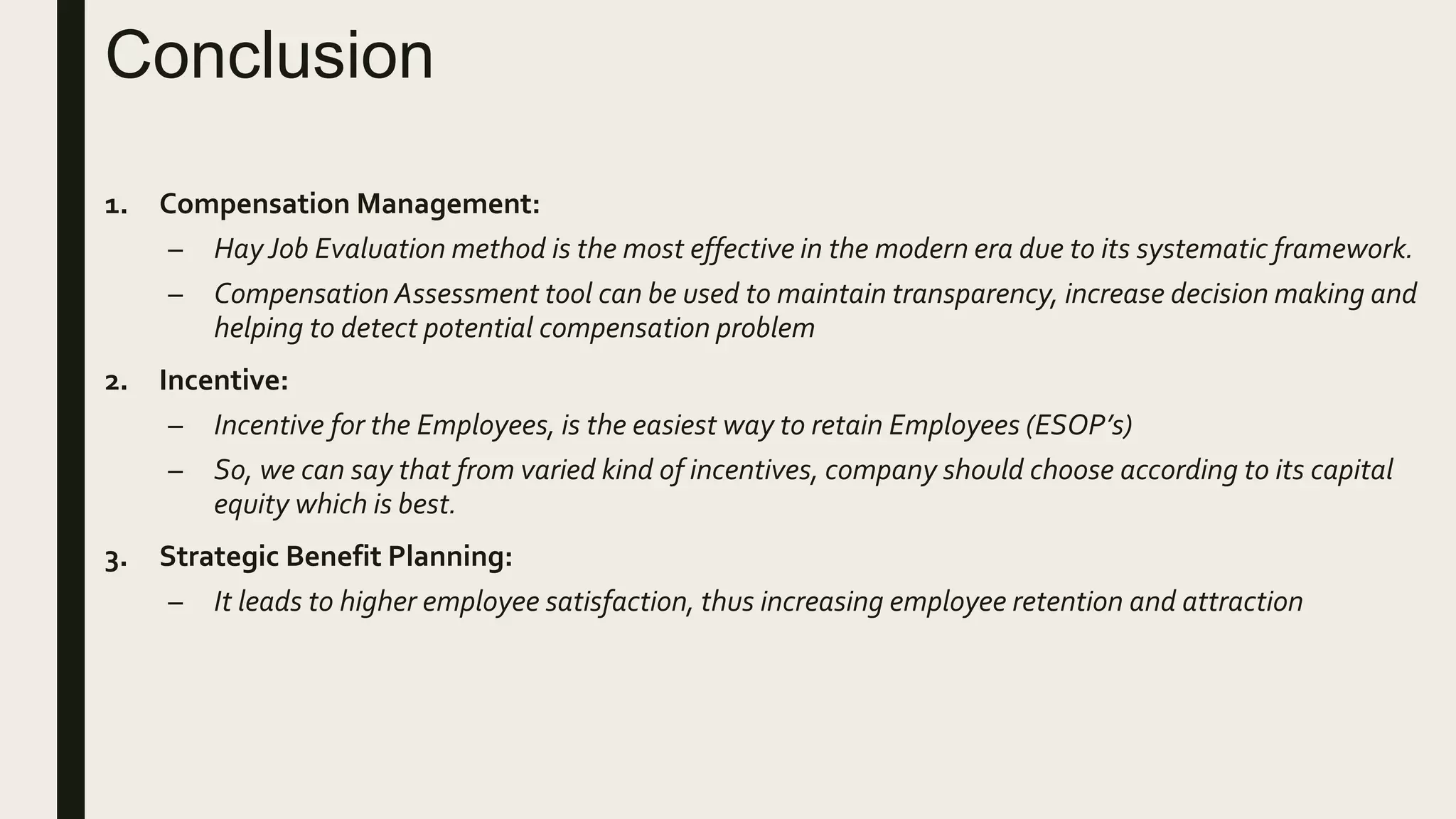 Compensation Management and Job Evaluation | PPTX