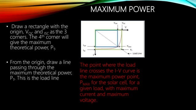 solar cell characteristics | PPTX