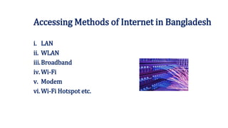 Internet in Bangladesh | PPT