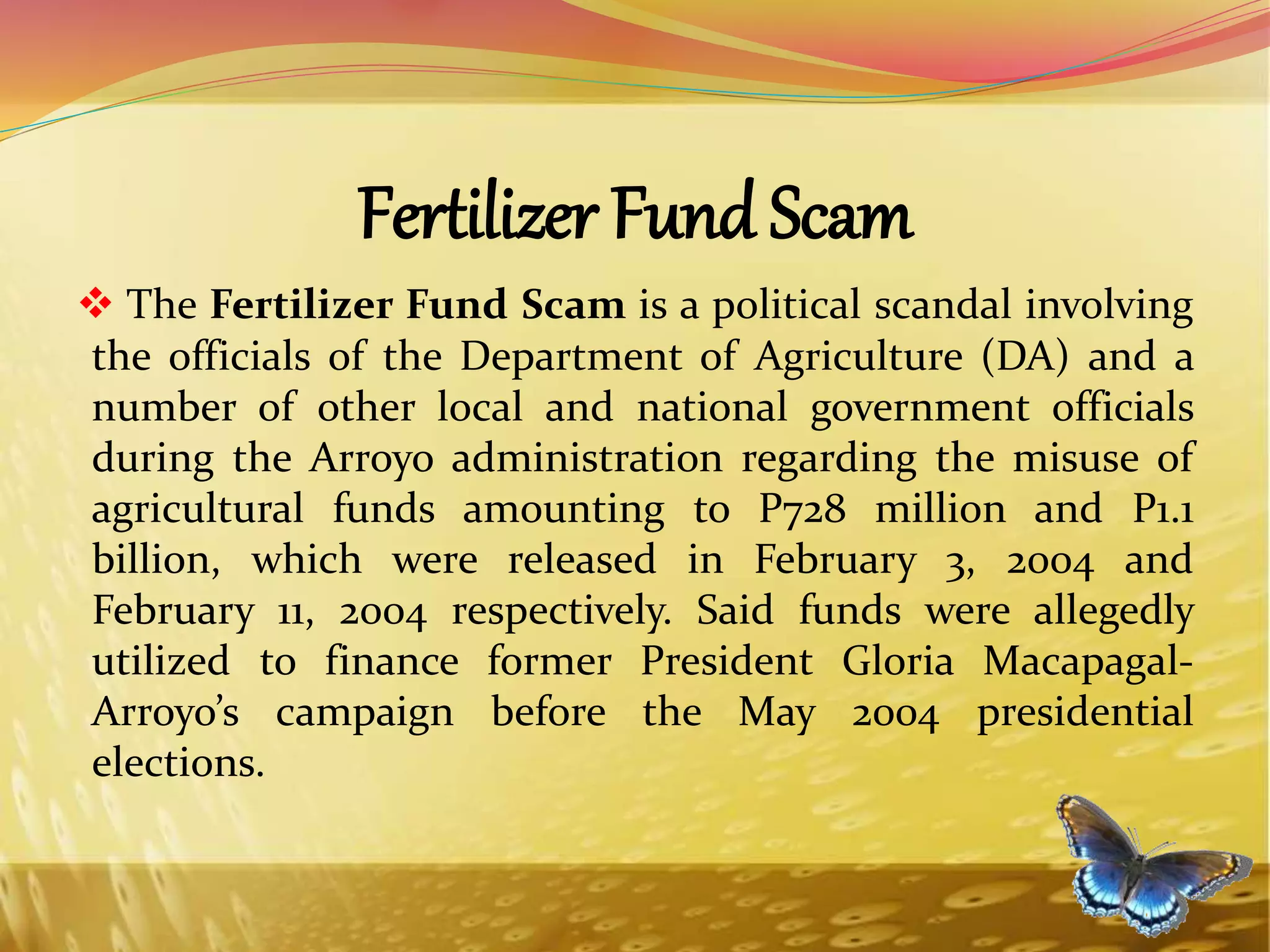 Gloria Macapagal Arroyo - Project | PPTX