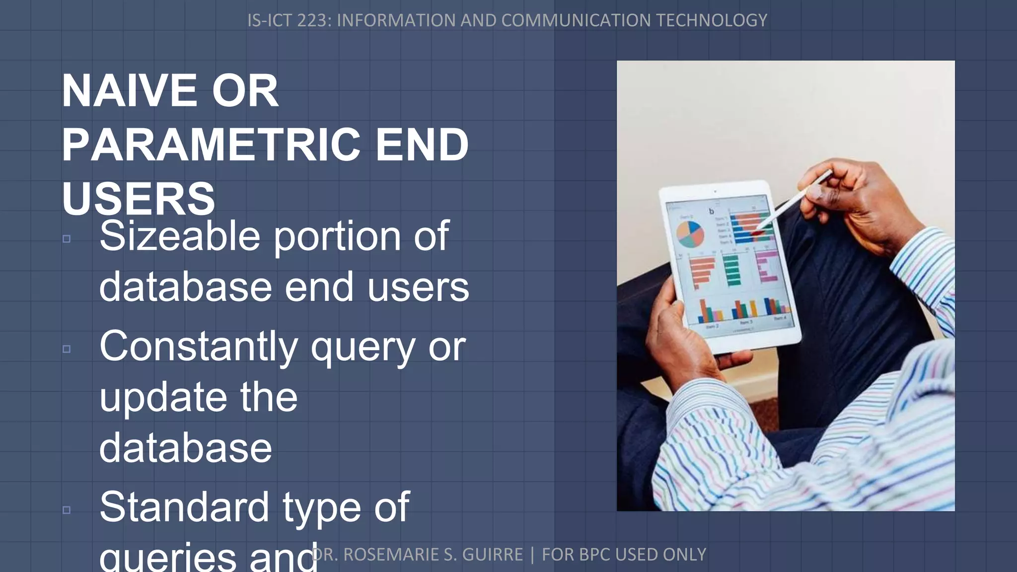 END USER DATABASE | PPTX