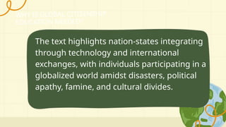 LESSON 15: GLOBAL CITIZENSHIP COLLEGE LEVEL | PPTX