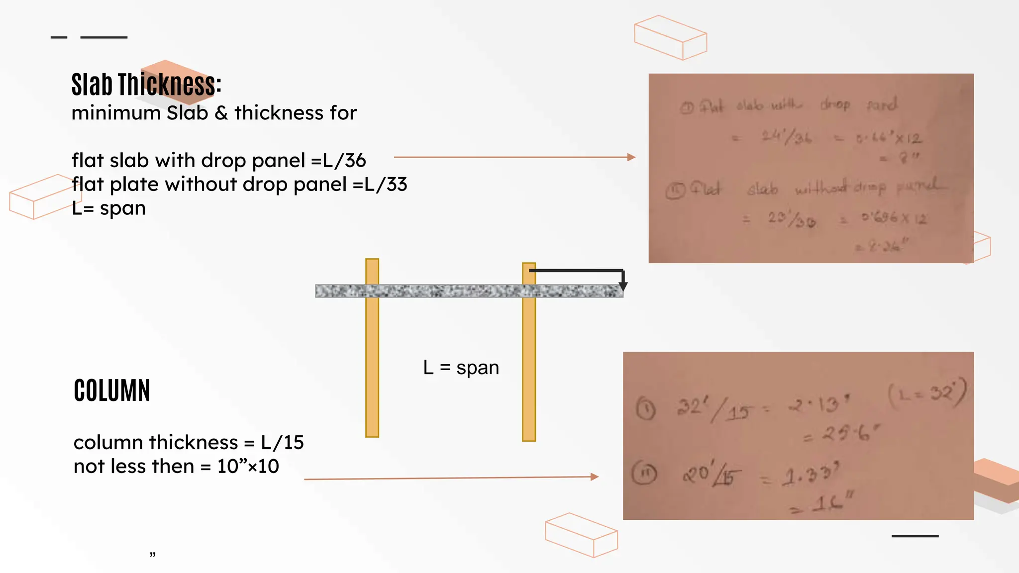 POST SLAB PRESENTATION FOR LEARNING BASIC STRUCTURAL SYSTEM OF A ...