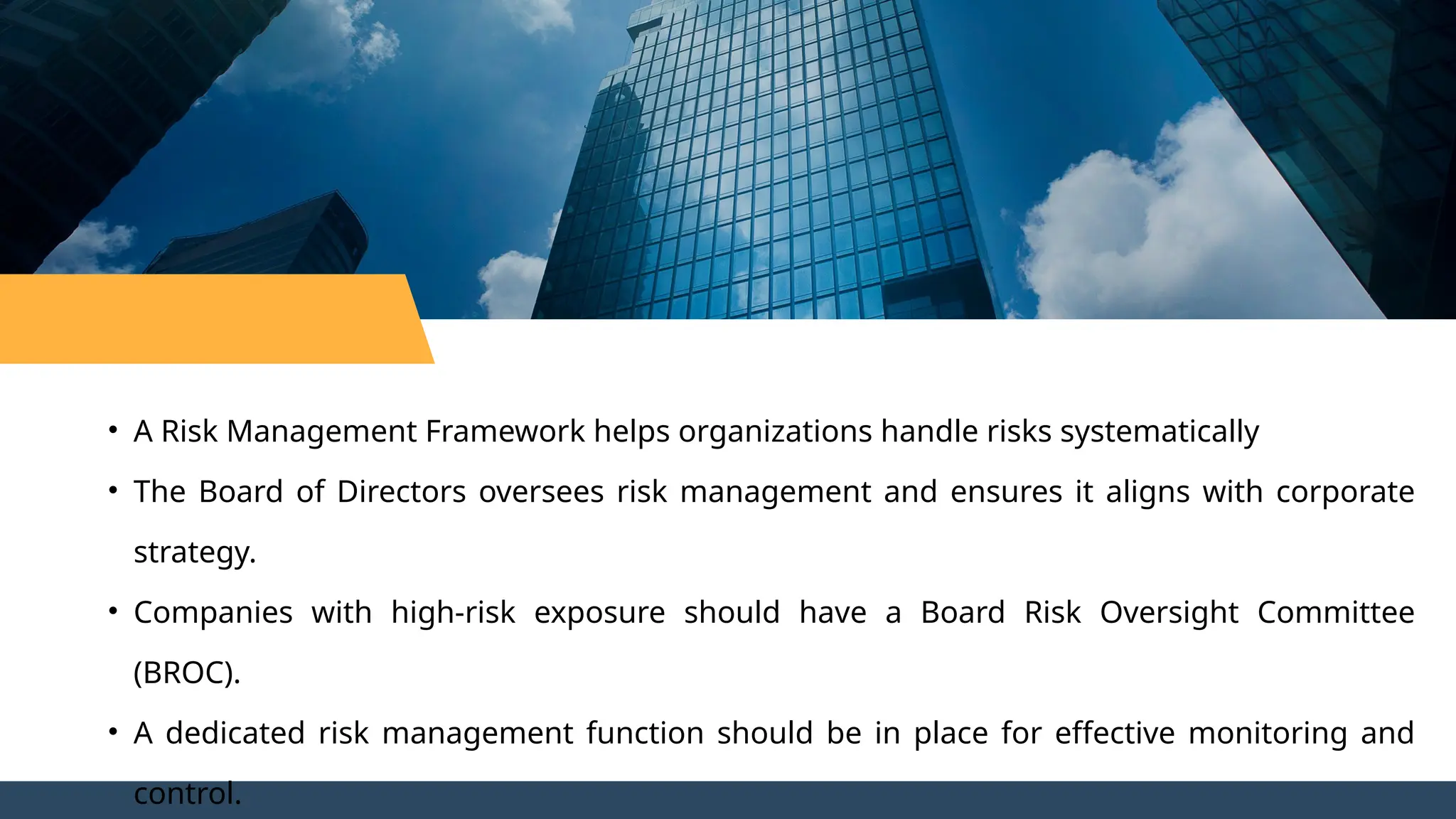 Presentation about Areas of Risk Management | PPTX