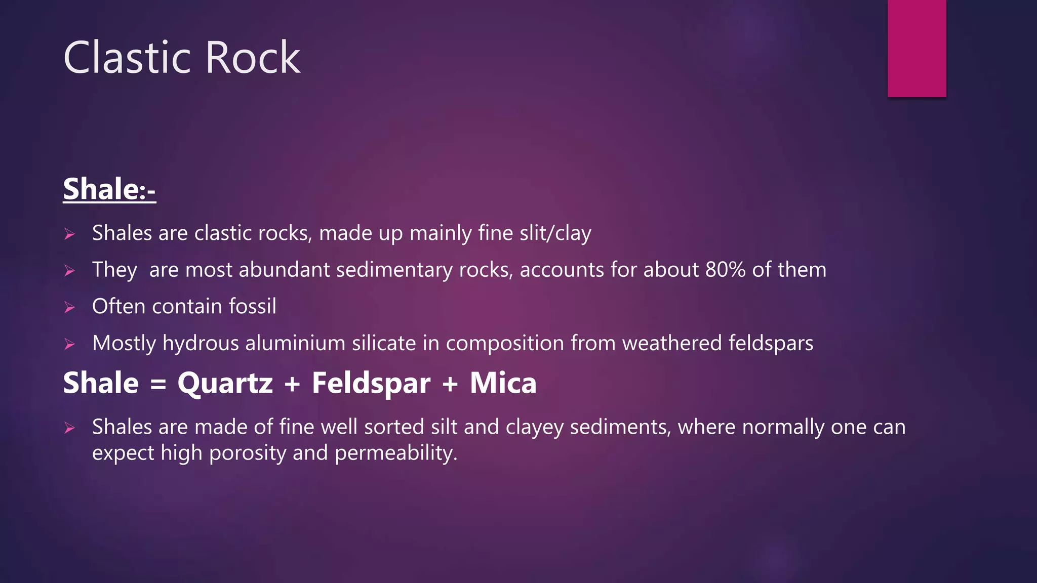 Clastic and Non-Clastic Sediments | PPTX