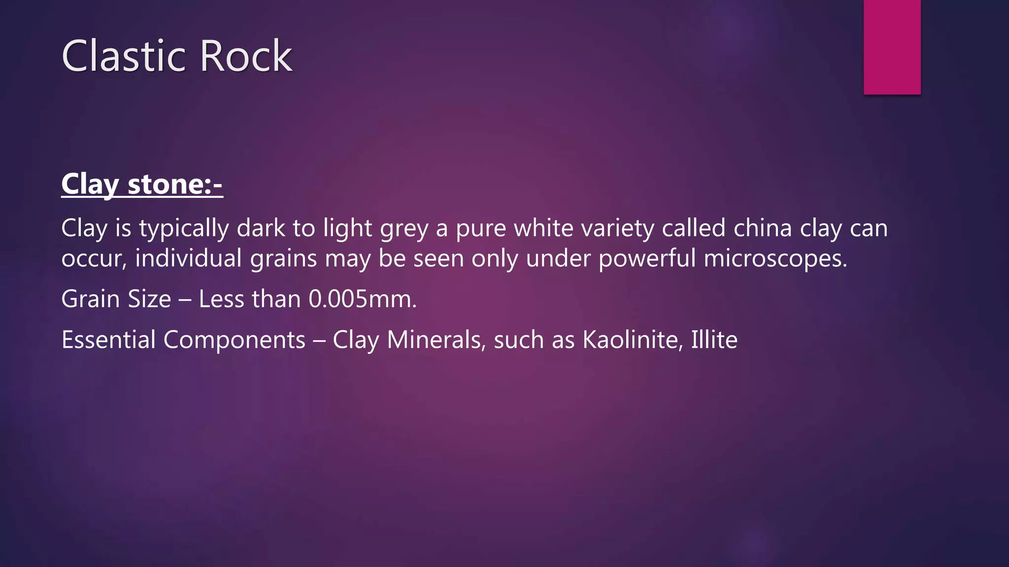 Clastic and Non-Clastic Sediments | PPTX