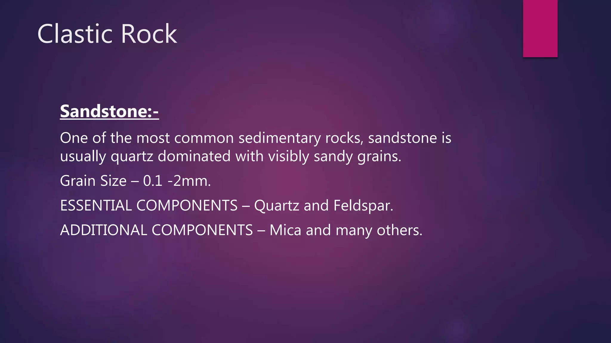 Clastic and Non-Clastic Sediments | PPTX
