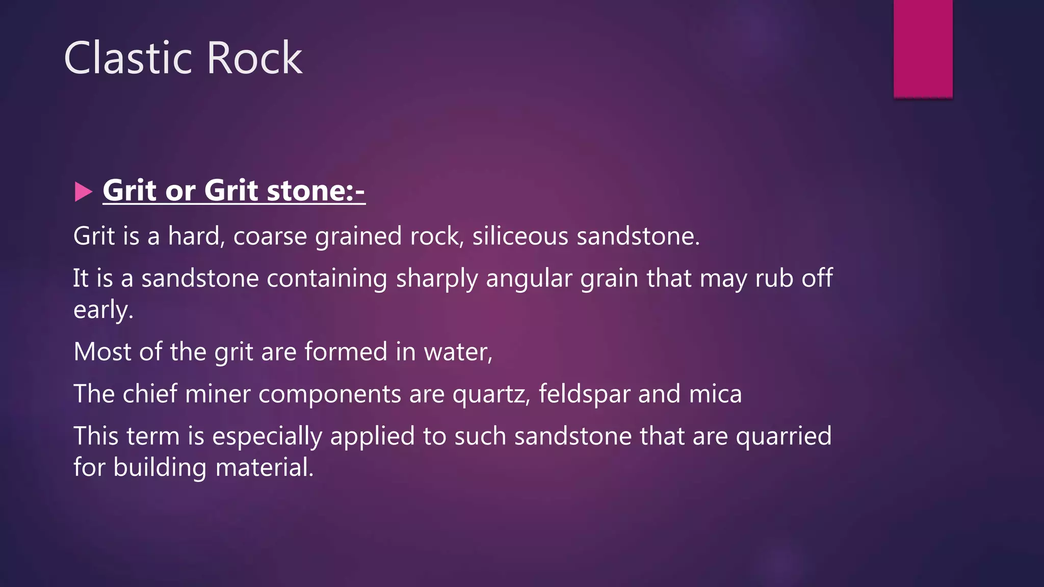 Clastic and Non-Clastic Sediments | PPTX