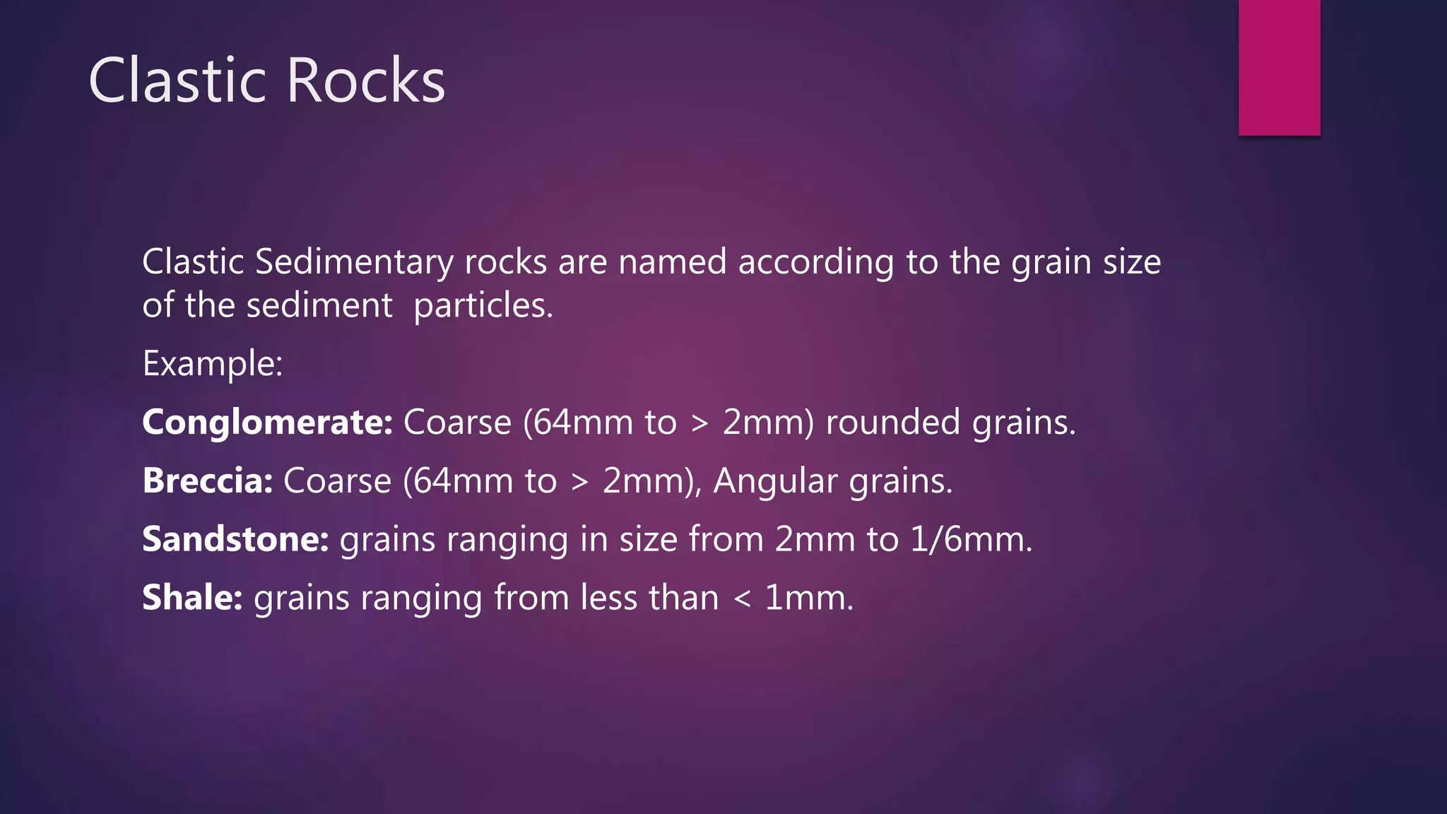 Clastic and Non-Clastic Sediments | PPTX