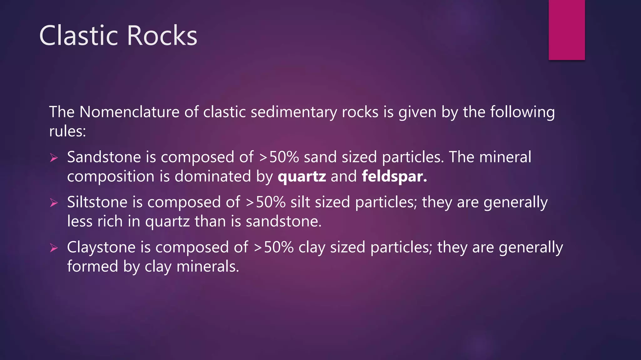 Clastic and Non-Clastic Sediments | PPTX