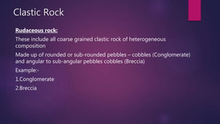 Clastic and Non-Clastic Sediments | PPTX