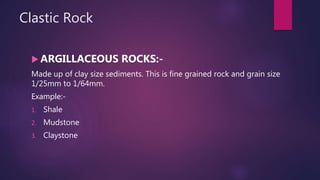 Clastic and Non-Clastic Sediments | PPTX