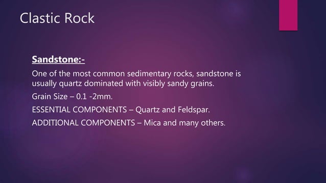 Clastic and Non-Clastic Sediments | PPTX