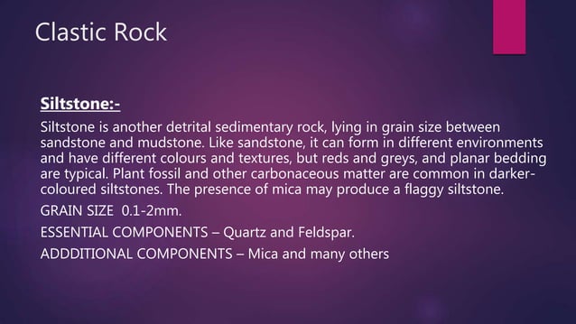 Clastic and Non-Clastic Sediments | PPTX