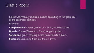 Clastic and Non-Clastic Sediments | PPTX