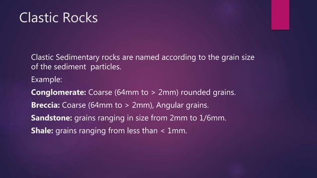 Clastic and Non-Clastic Sediments | PPTX