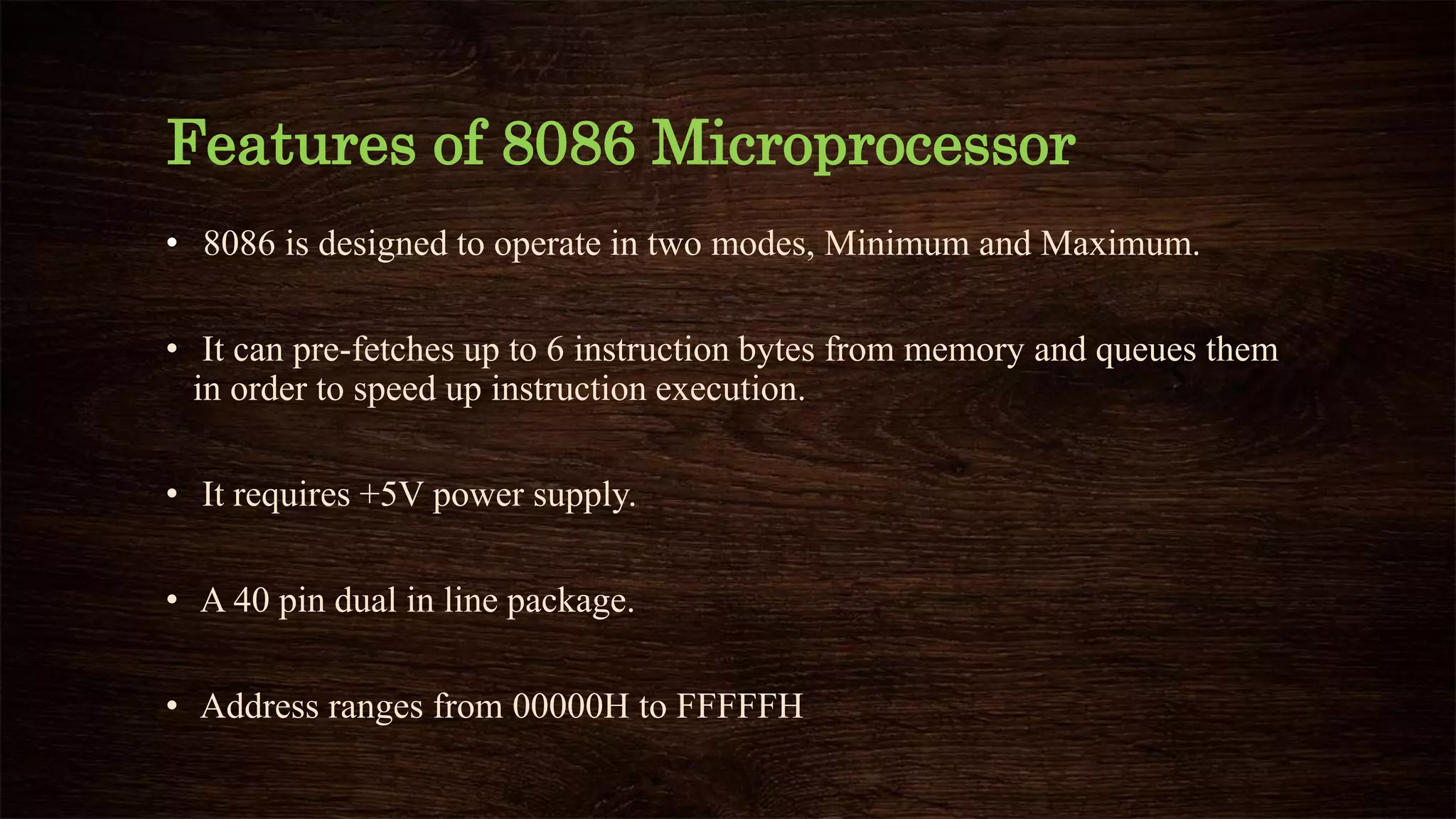 INTERNAL STRUCTURE OF 8086 MICROPROCESSOR | PPT
